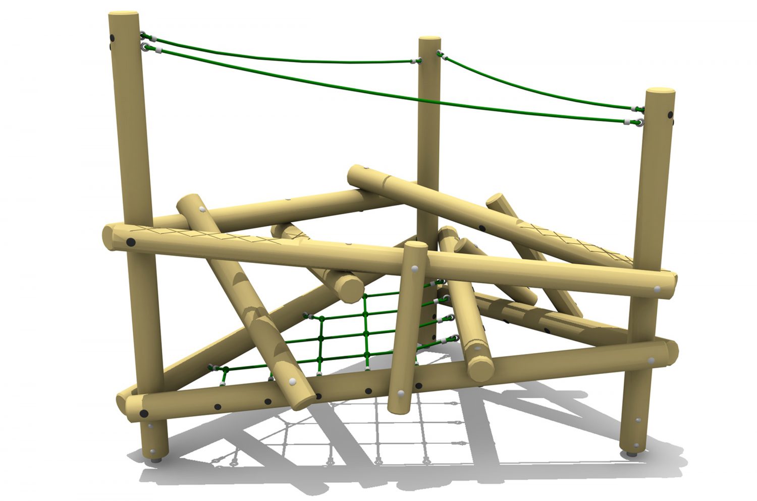 Clamber Stack 2 | Wooden Playground Equipment