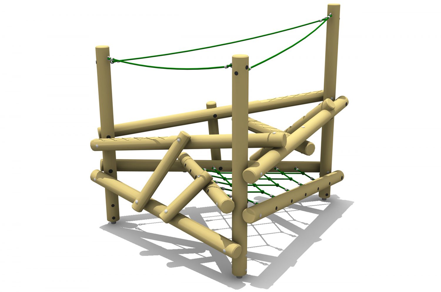 Clamber Stack 1 | Wooden Playground Equipment