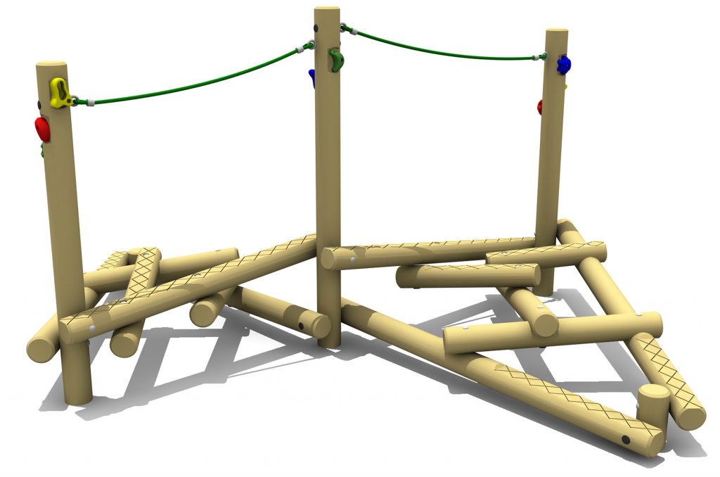 Clamber Stack 2 | Wooden Playground Equipment