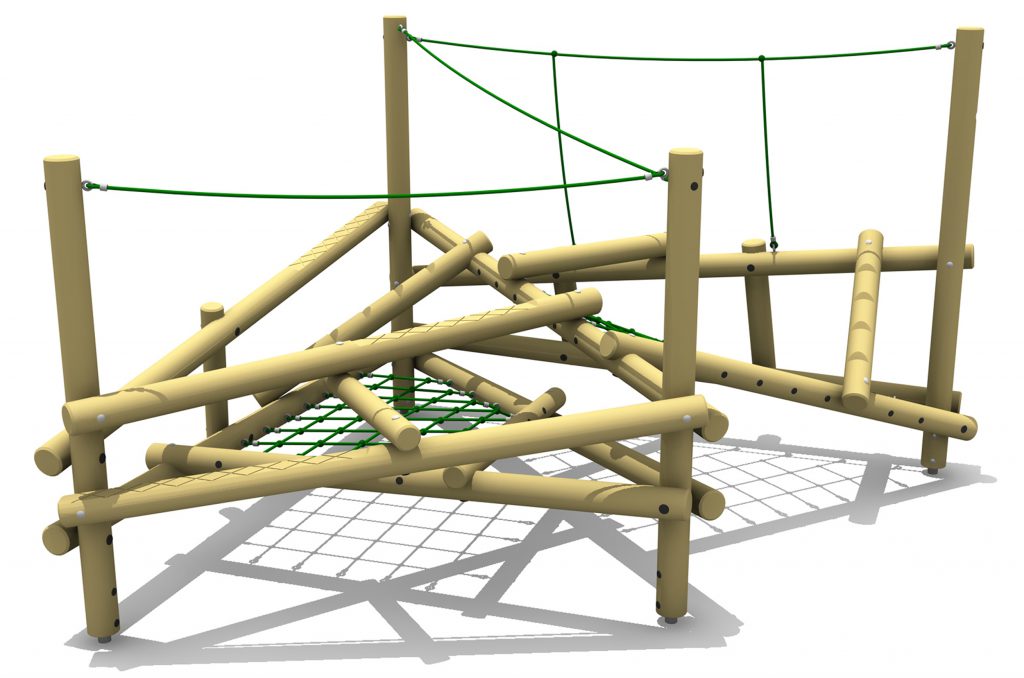 Clamber Stack Midi With Slide | Climbing Frames