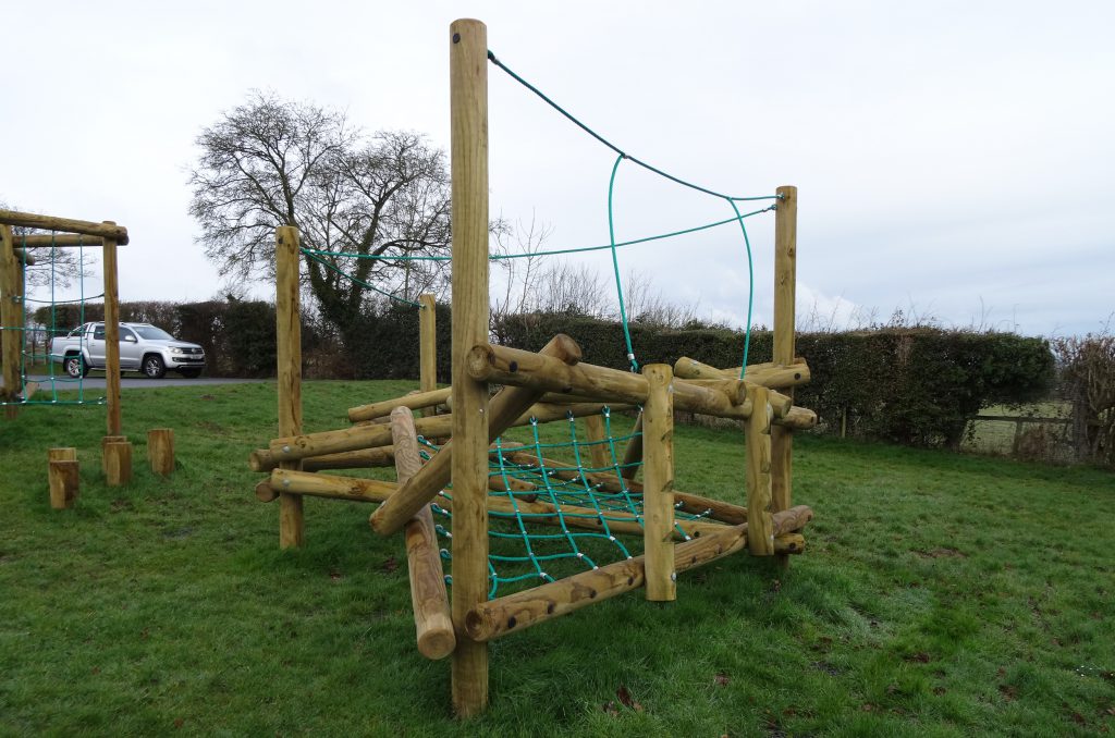 Clamber Stack 3 - Timber Multiplay Climbers | Climbing Frames
