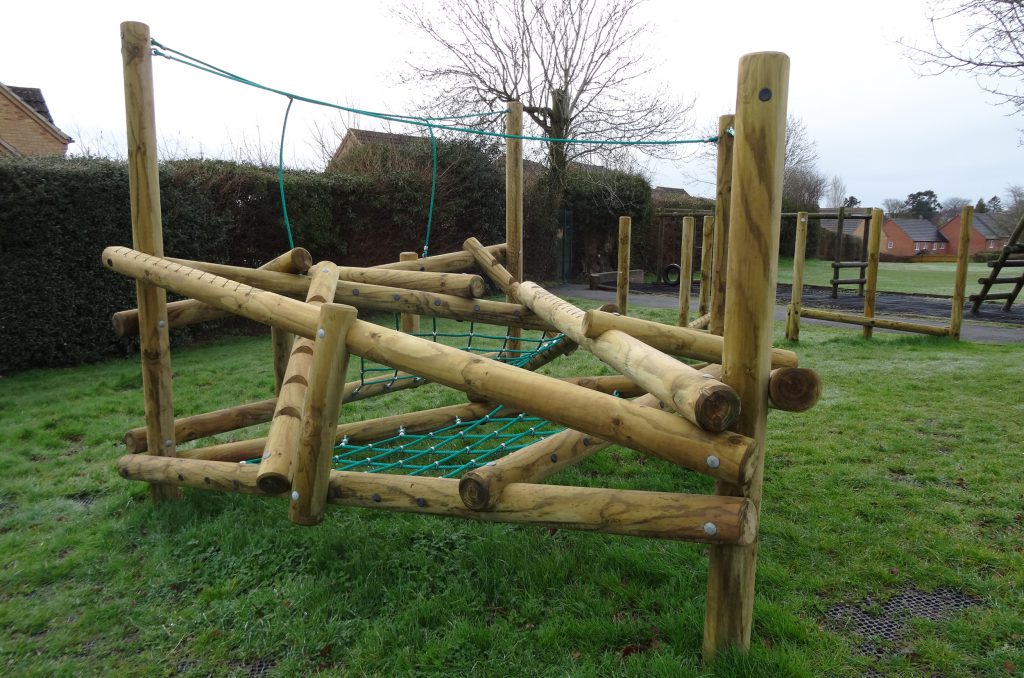 Clamber Stack 3 - Timber Multiplay Climbers | Climbing Frames