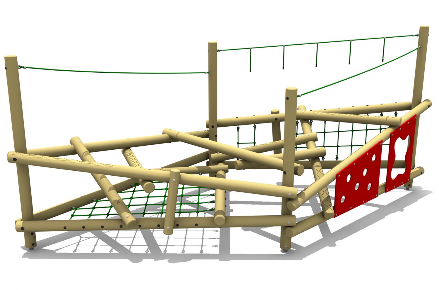 Clamber Stack 2 | Wooden Playground Equipment