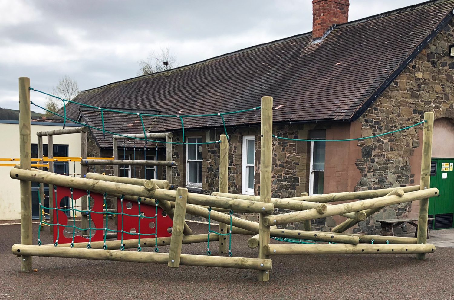 Clamber Stack 4 | Wooden Playground Equipment