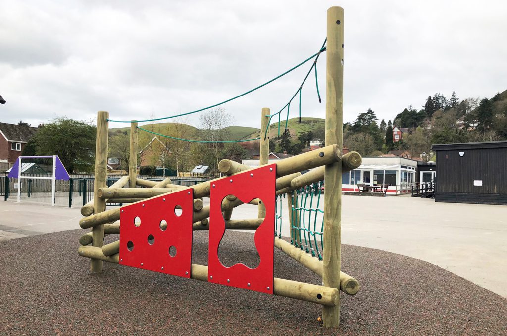 Clamber Stack 4 | Wooden Playground Equipment