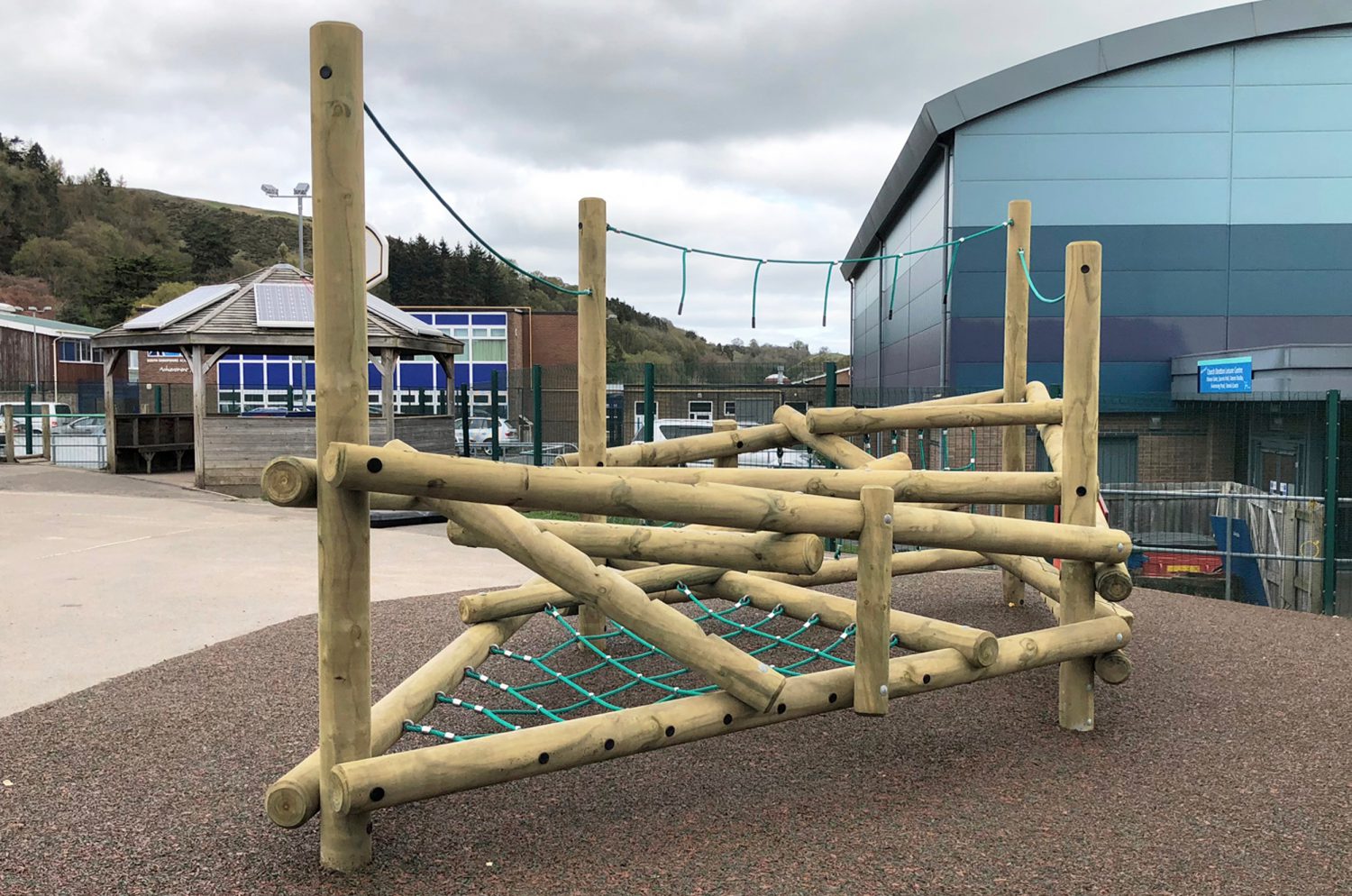 Clamber Stack 4 | Wooden Playground Equipment