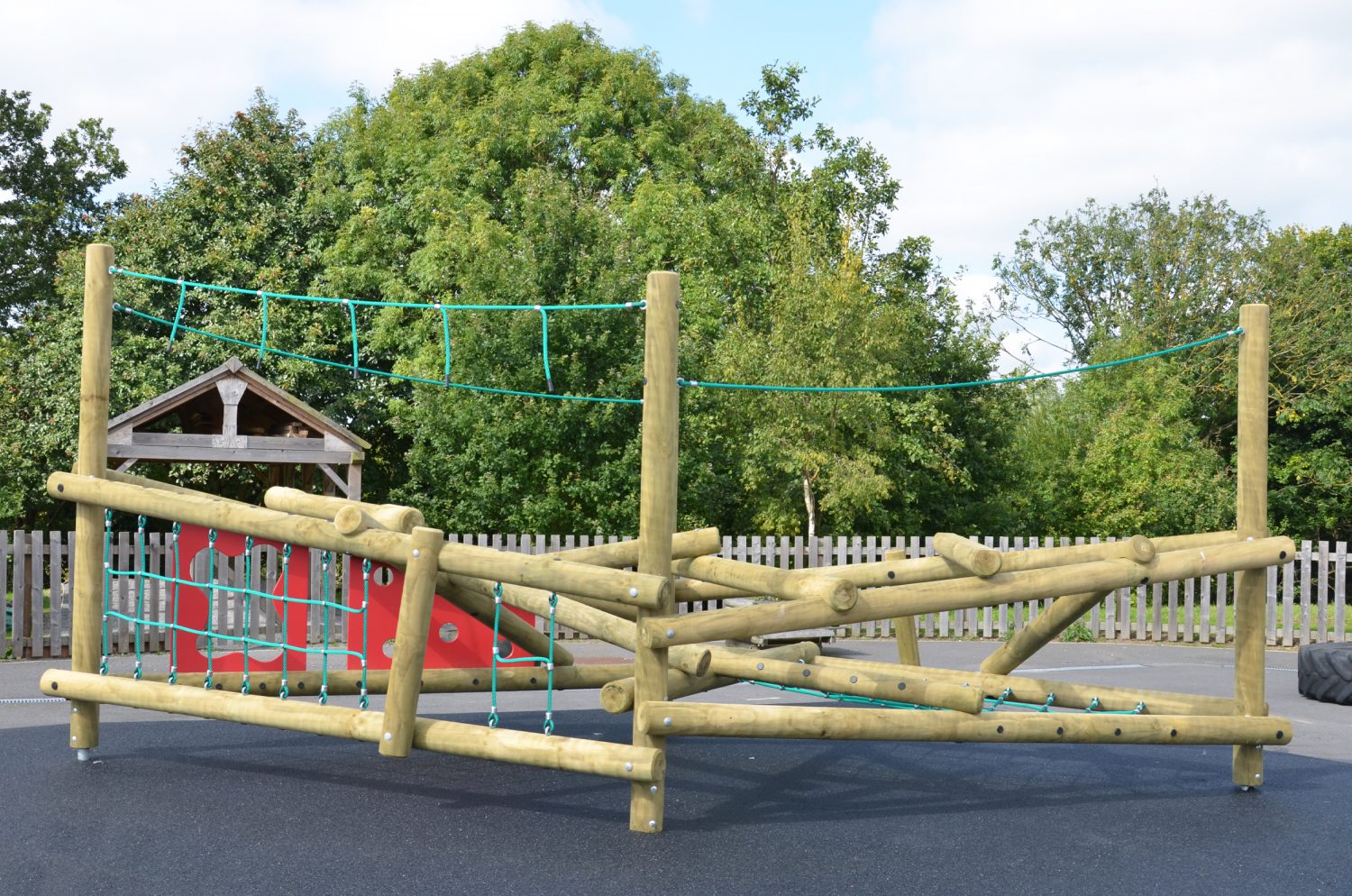 Clamber Stack 4 | Wooden Playground Equipment