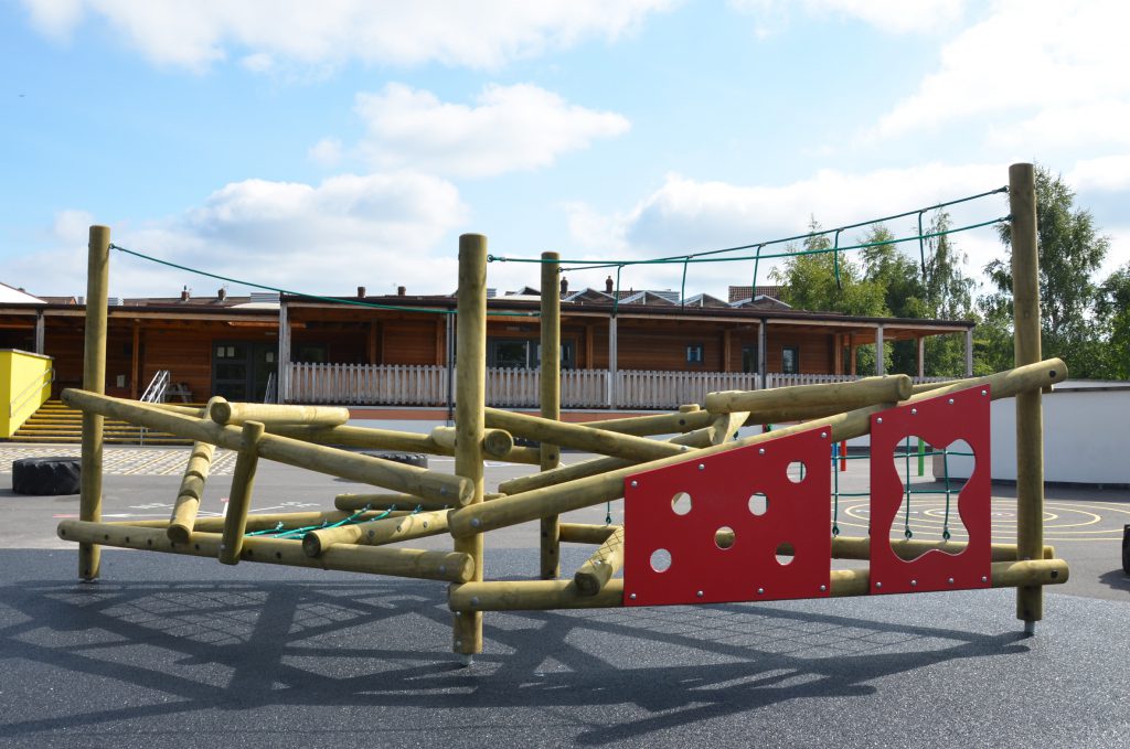 Clamber Stack 4 | Wooden Playground Equipment