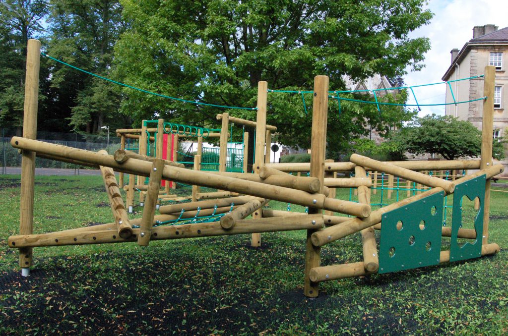 Clamber Stack 4 | Wooden Playground Equipment