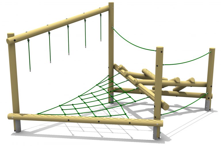 Clamber Stack Fratello | Timber Climbing Frames