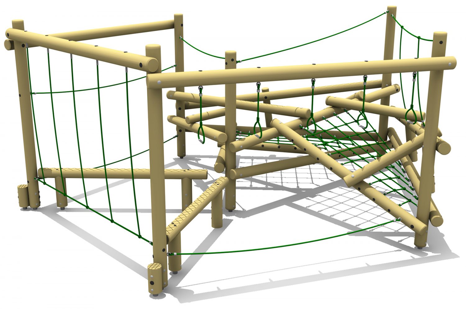 Clamber Stack Passo | Wooden Playground Equipment