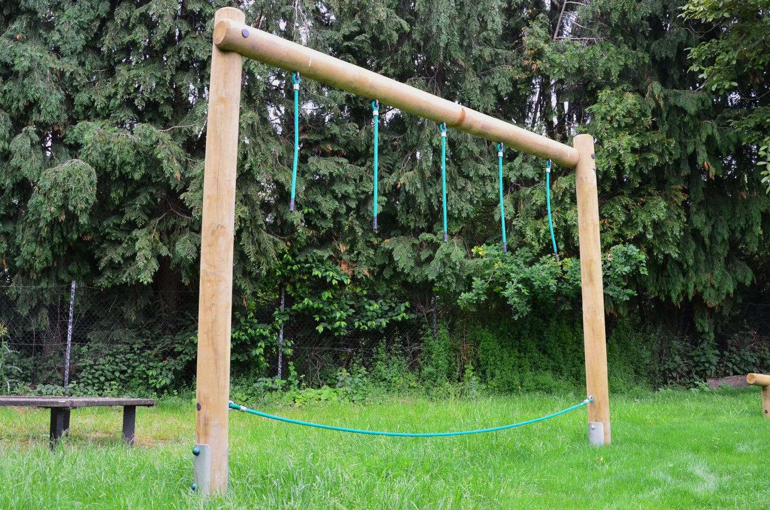 Drop Rope Traverse | Kids Playground Design In Shropshire