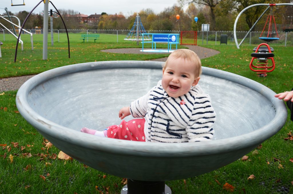 Inclusive Spinning Dish | Inclusive Playground Equipment