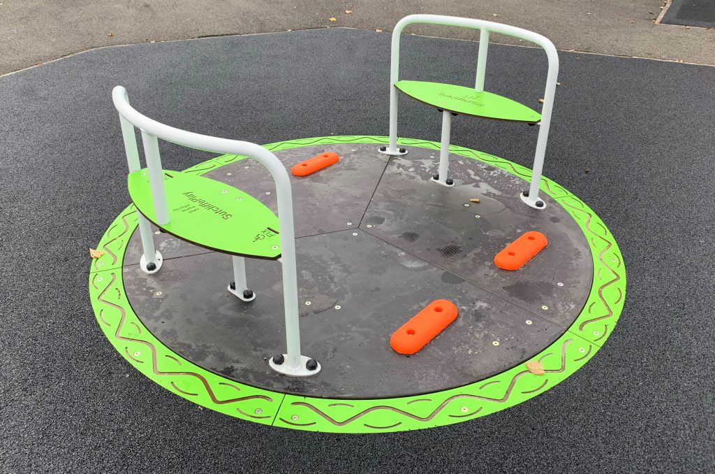Inclusive Seated Roundabout | Inclusive Playground Equipment