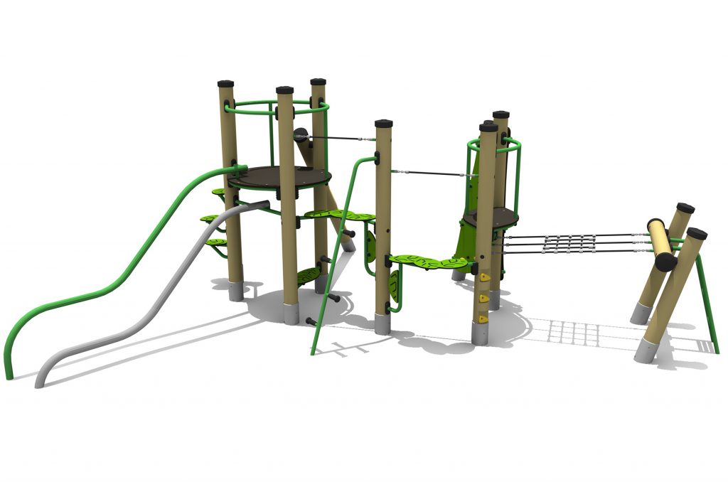 Timber Multiplay Climbers | Multiplay Climbing Playground Equipment