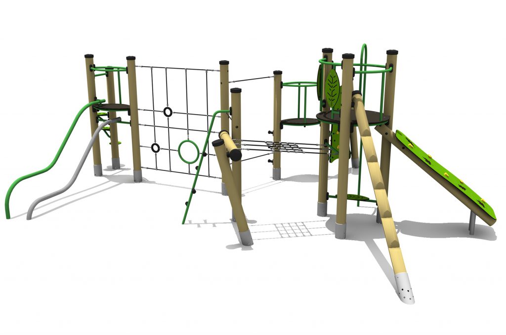 Timber Multiplay Climbers | Multiplay Climbing Playground Equipment