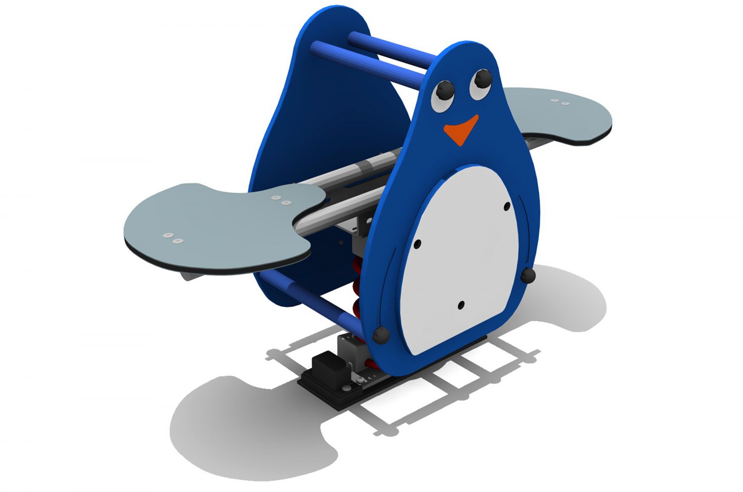 Pablo Penguin Spring Seesaw | Kids Playground Designers