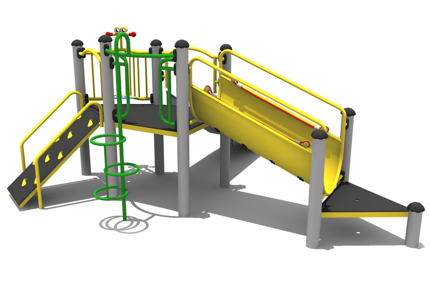 Pull Up - Steel Multiplay Climber | Climbing Frames Design