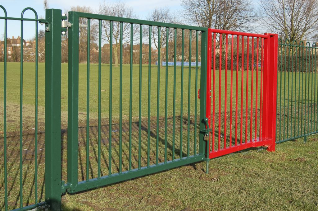 Self Closing Gates with Lockable Maintenance Access Leaf - Ray Parry ...