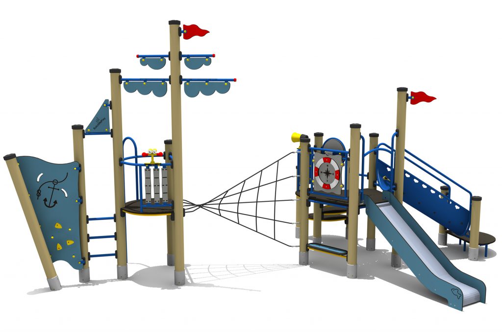 Timber Basket Swing | Swings - Design A Playground