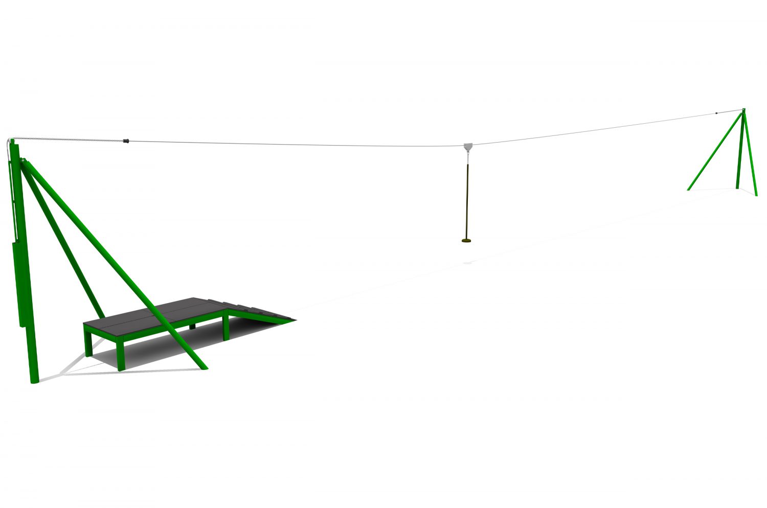 Steel Aerial Runway - Ray Parry Playgrounds