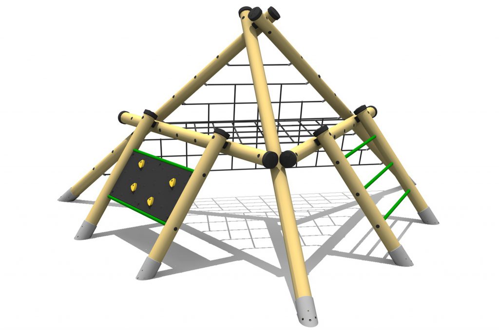 Timber Multiplay Climbers | Multiplay Climbing Playground Equipment