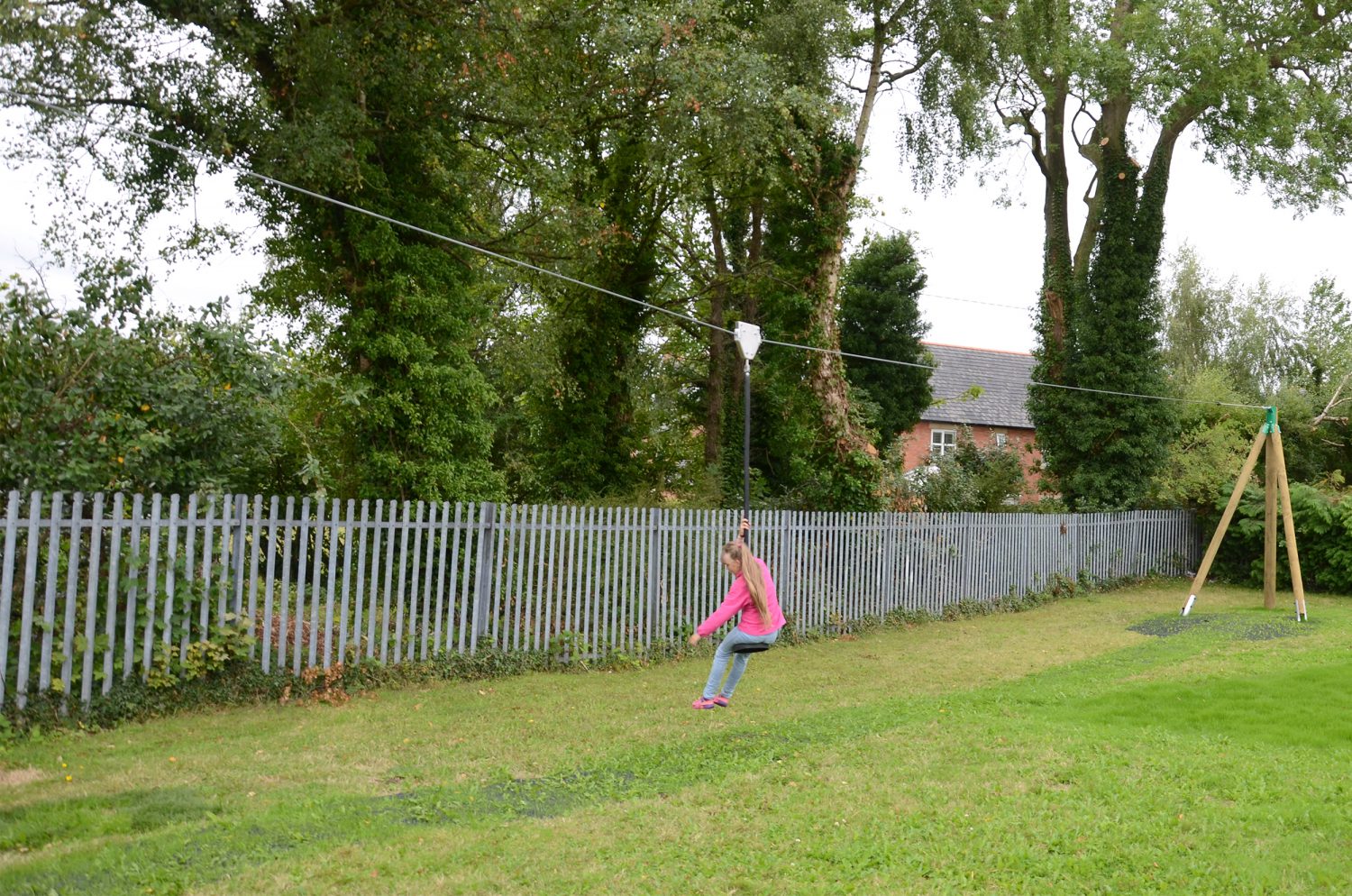 Timber Aerial Runway - Ray Parry Playgrounds