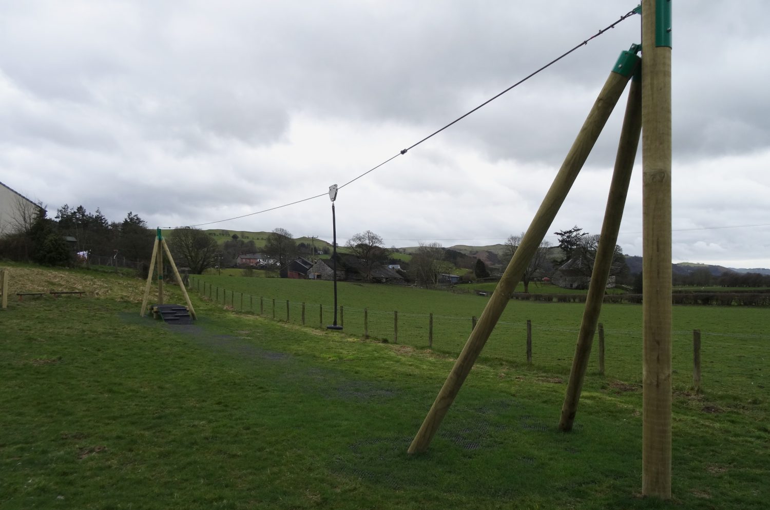 Timber Aerial Runway - Ray Parry Playgrounds