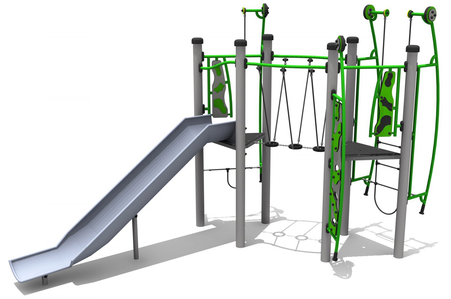 Spider Climber - Steel Multiplay Climber | Playground Designers