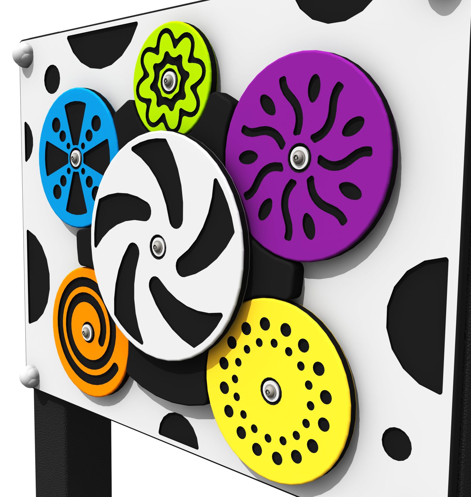 Whirling Wheels Play Panel - Ray Parry Playgrounds