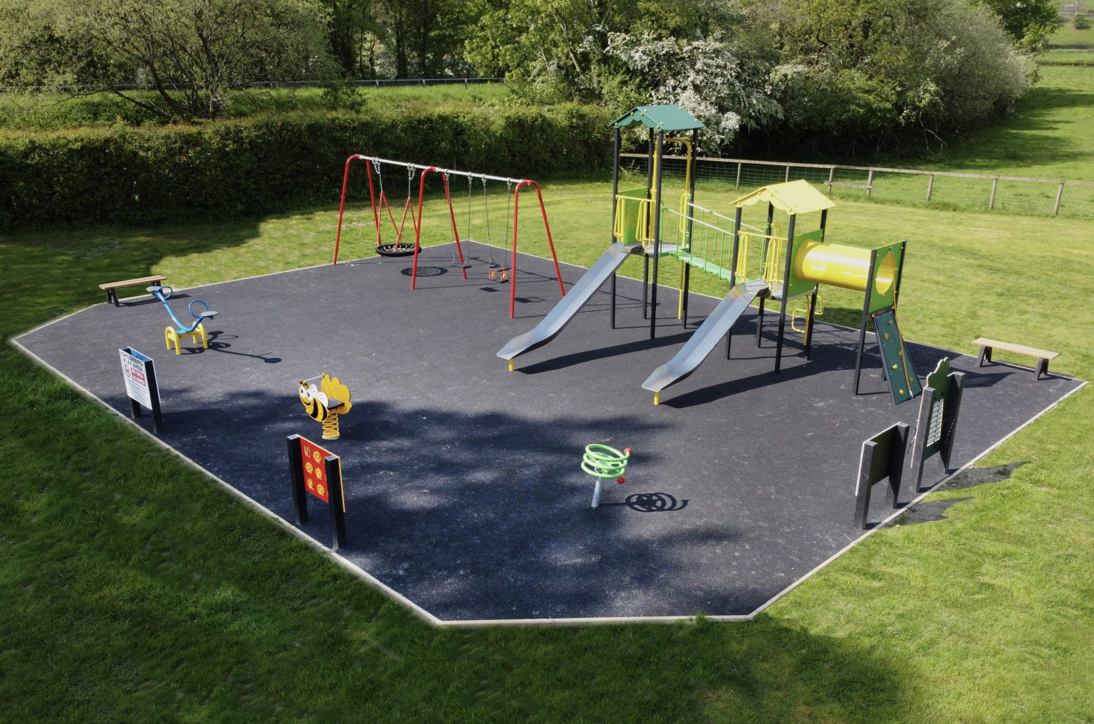 Complete New Play Area @ Neuadd Bridge Caravan Park - Ray Parry Playgrounds